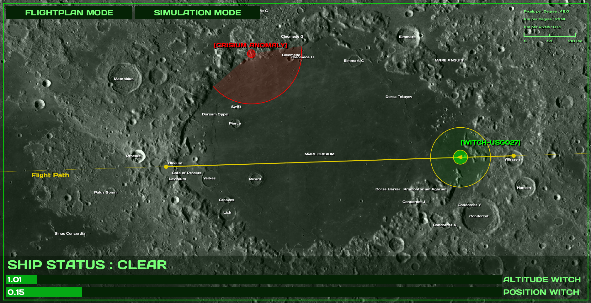 Mare Crisium Flight Path 01 - USG027 "WITCH"